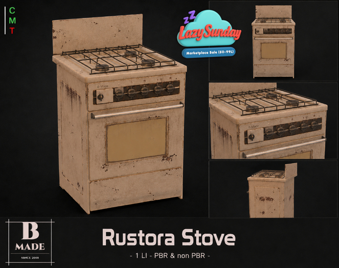 Second Life Marketplace - B-Made - Rustora Stove